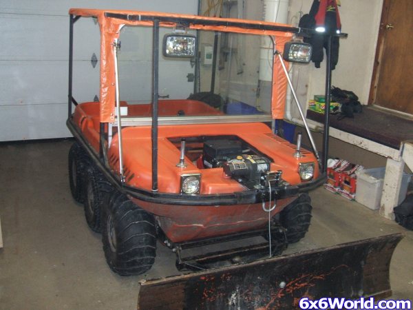 1983_Argo_6x6_with_homemade_plow_jpg - Amphibious ATV Pictures