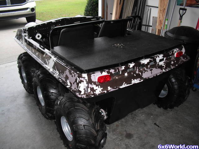 Updated Pictures of Attex Build - Amphibious ATV Pictures