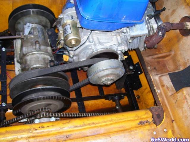 attex hitch, assembled - Amphibious ATV Pictures