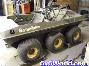6x6 Scrambler Amphibious Vehicle History