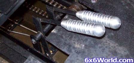 Hustler Split Shifter Set-up - Amphibious ATV Pictures