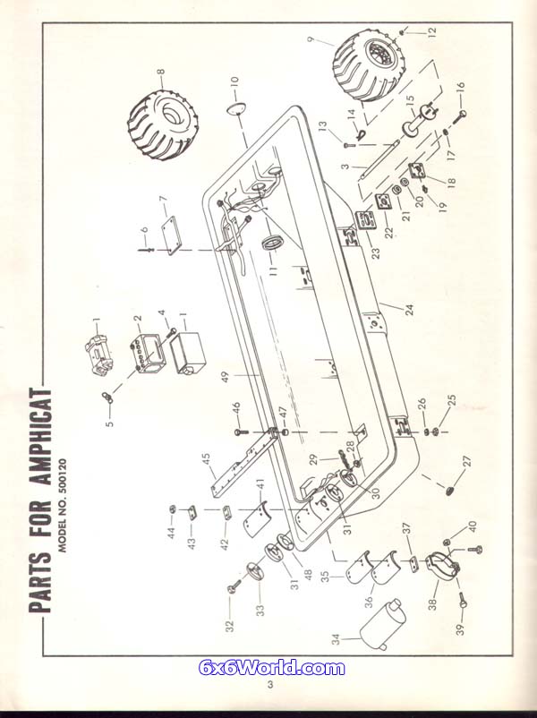 Amphicat Parts Manual - 6x6 World