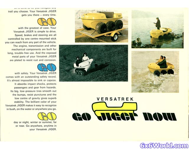 6x6 World - Jiger Amphibious ATV Brochures