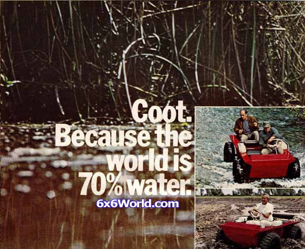 6x6 World - Coot 4x4 Amphibious ATV